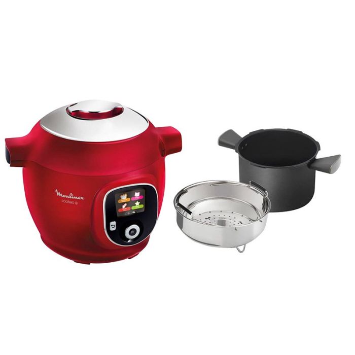 MULTICOOKER MOULINEX COOKEO 180 recepten ROOD CE85B510 - Electro Dépôt