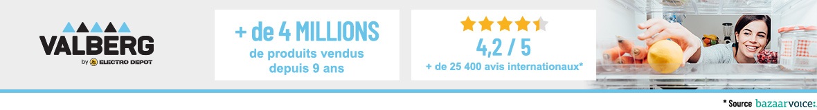 Micro-ondes encastrable VALBERG BI MWO 34 CG X MISC - Electro Dépôt