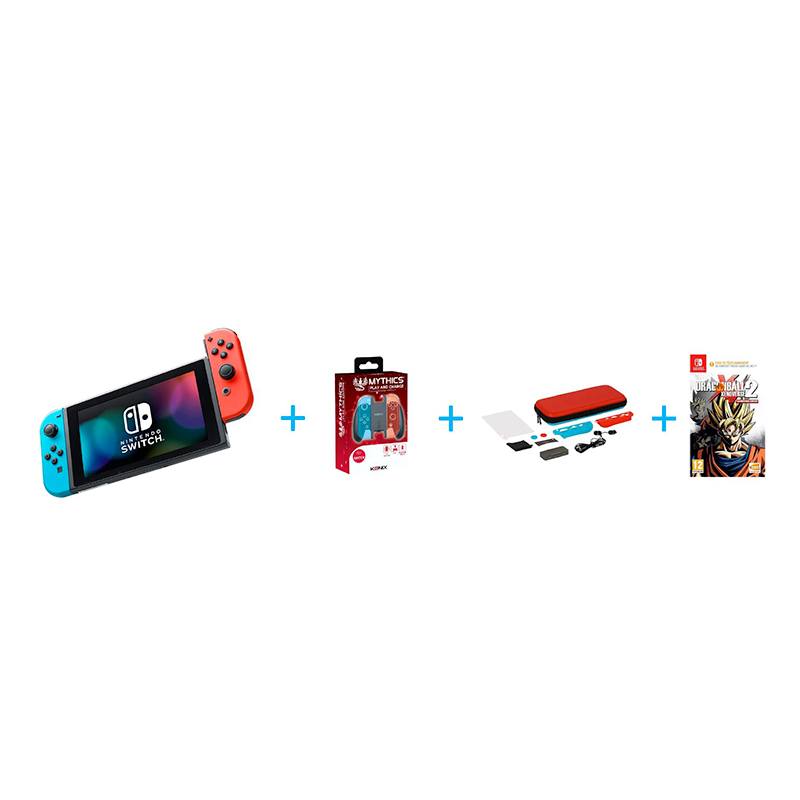 Console NINTENDO Switch Néon + 1 jeu + 2 accessoires - Electro Dépôt