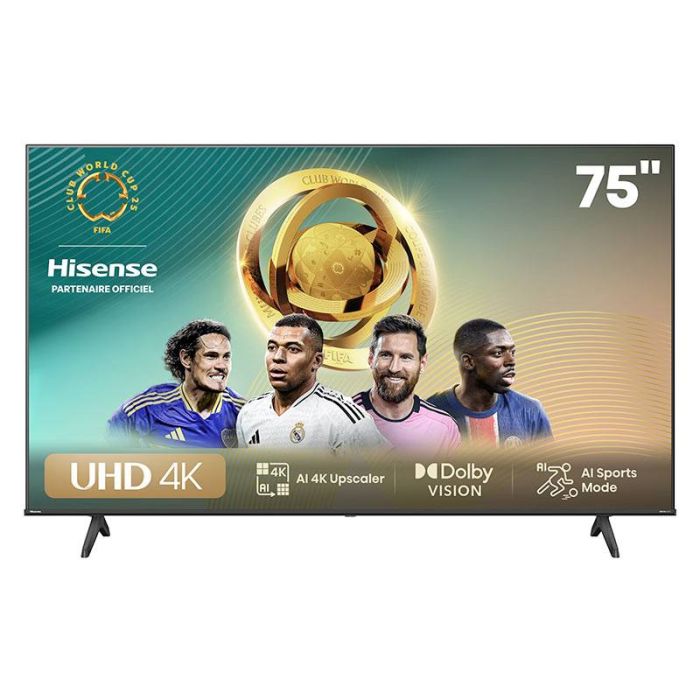 HISENSE 75A6N - TV 75" UHD 4K Smart - ELECTRO DEPOT