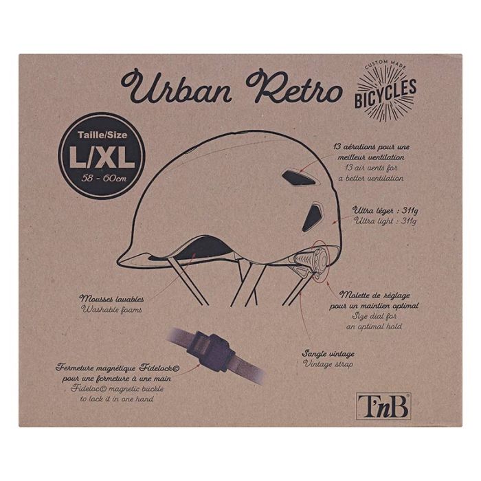 Fietshelm TNB Urban Retro - ELECTRO DEPOT