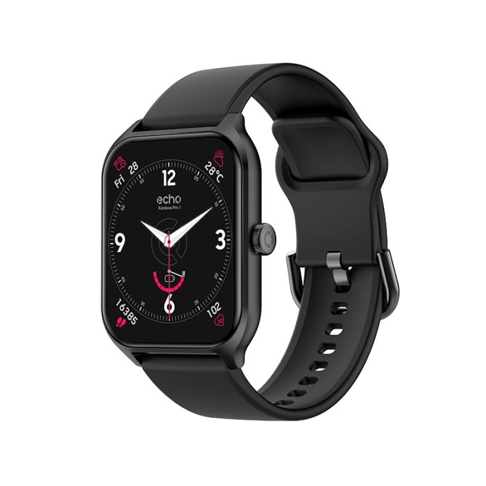 Smartwatch ECHO Rainbow Pro S Zwart - ELECTRO DEPOT