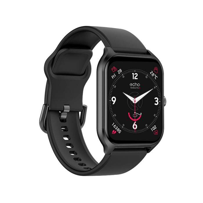 Smartwatch ECHO Rainbow Pro S Zwart - ELECTRO DEPOT