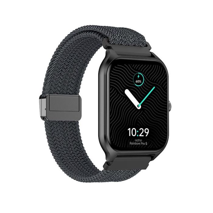 Smartwatch ECHO Rainbow Pro S Zwart - ELECTRO DEPOT