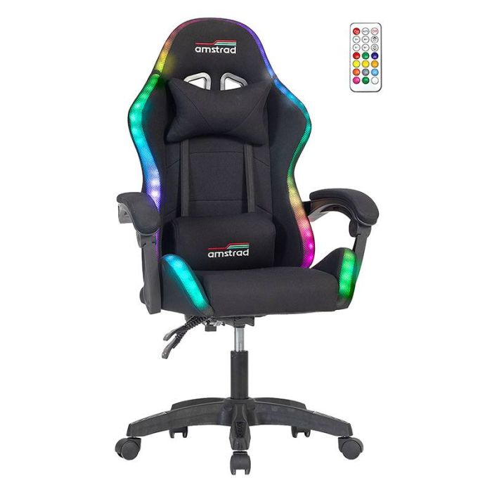 Gamingstoel AMSTRAD AMS-910 Zwart - ELECTRO DEPOT