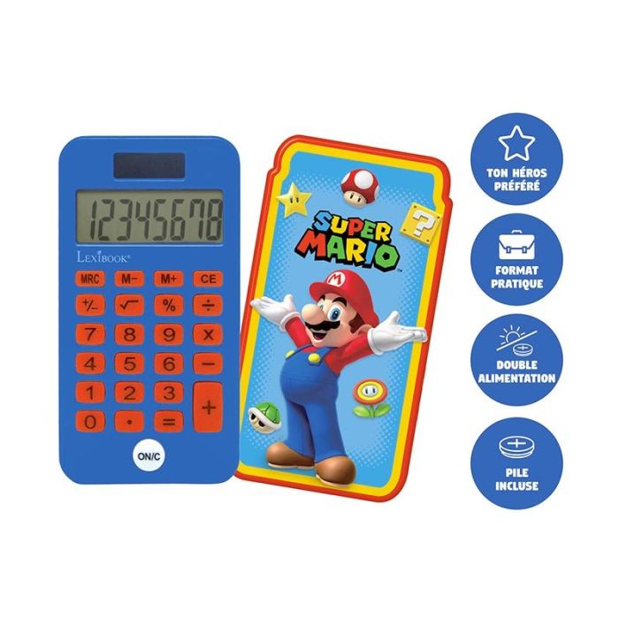 Calculatrice enfant Lexibook Mario - Electro Dépôt