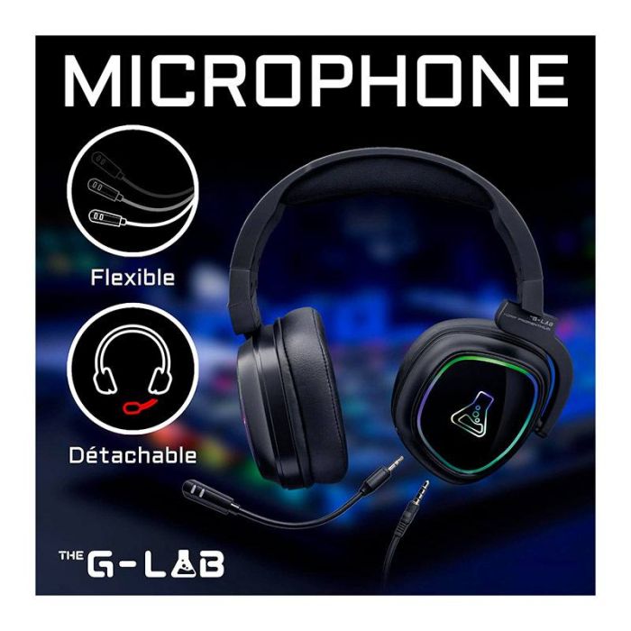 Casque gaming sans fil The G-lab Korp Promenthium - ELECTRO DEPOT