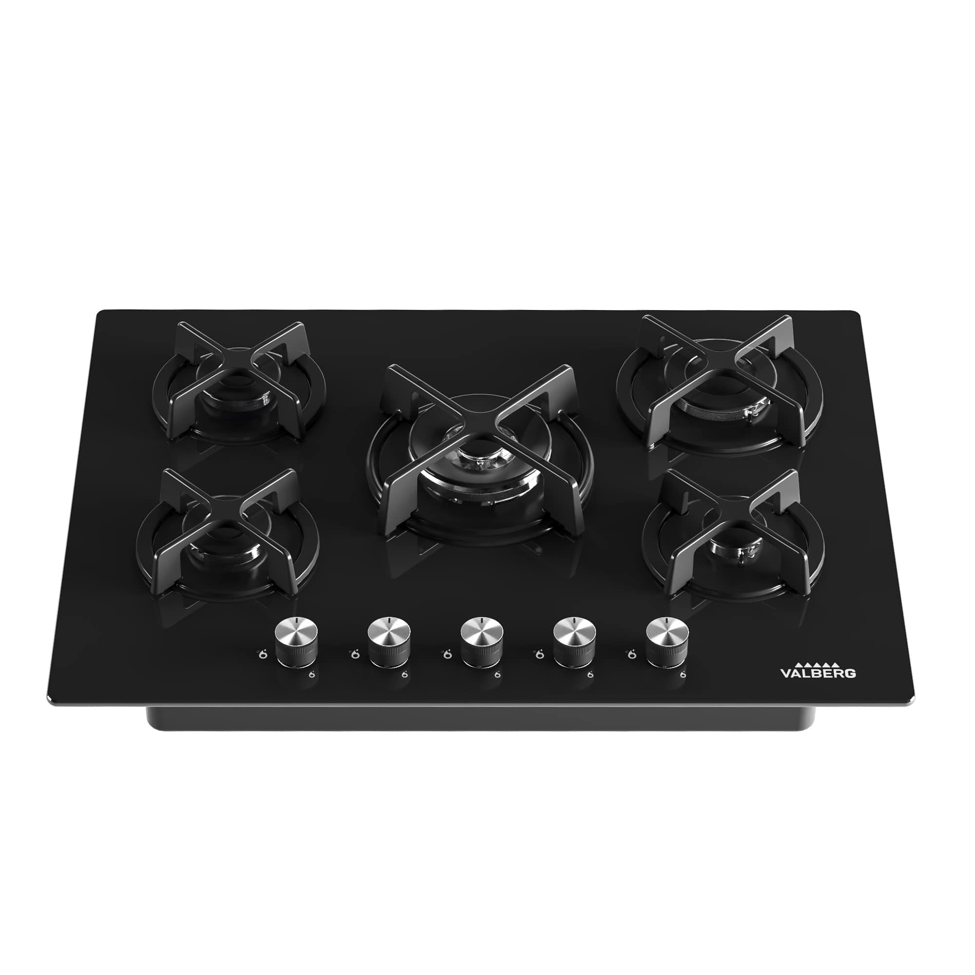 Table gaz verre VALBERG GGH 5 IC 066T BE - Electro Dépôt