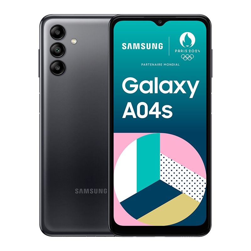 Smartphone SAMSUNG A04s 32Go noir - Electro Dépôt