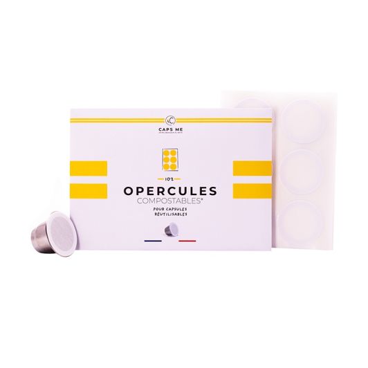 Capsules ME OPERCULES-102 compostabel - ELECTRO DEPOT